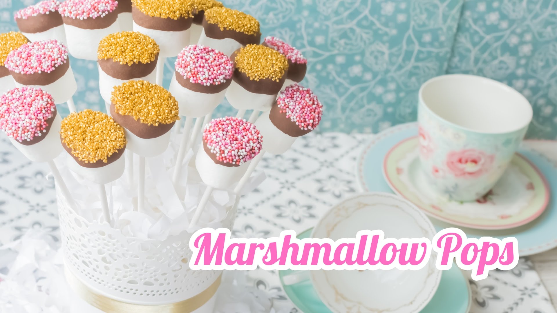 Marshmallow Pops o Malvaviscos
