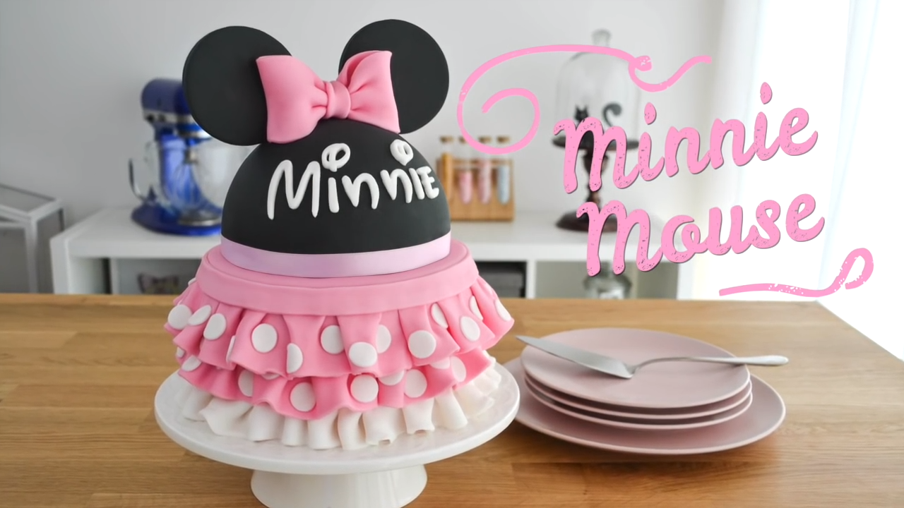 Como decorar una torta de MINNIE MOUSE