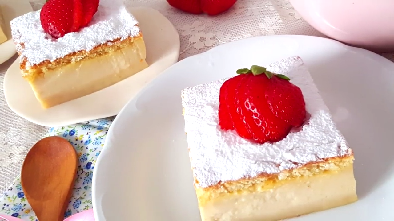 Pastel inteligente o tarta mágica