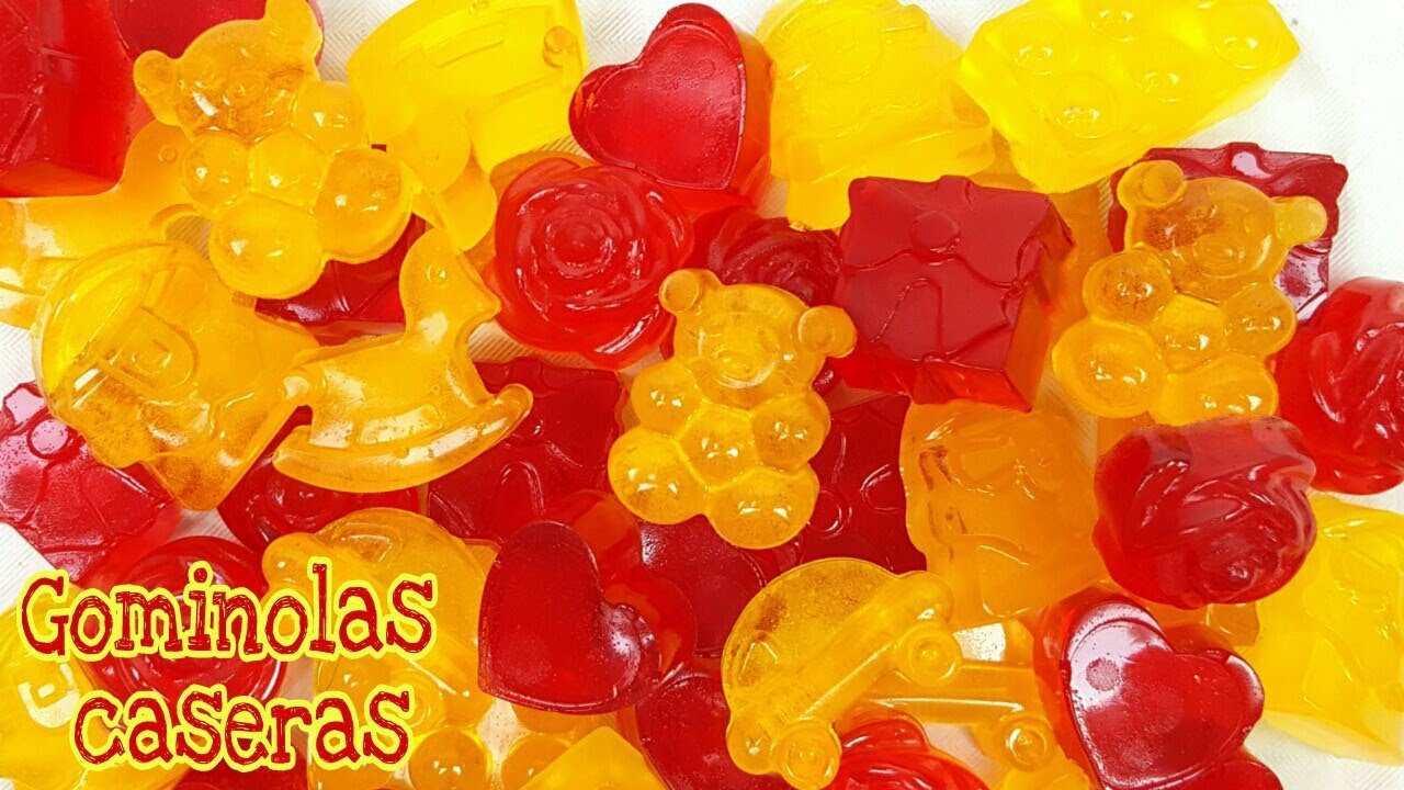 Receta fácil de gominolas caseras