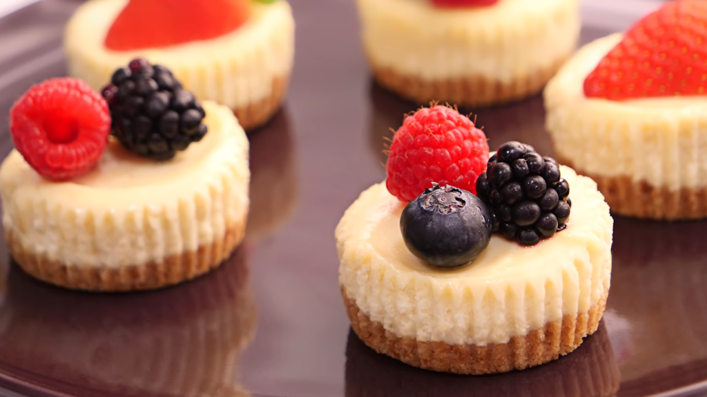 Mini Cheesecakes muy Fáciles de hacer y Deliciosas