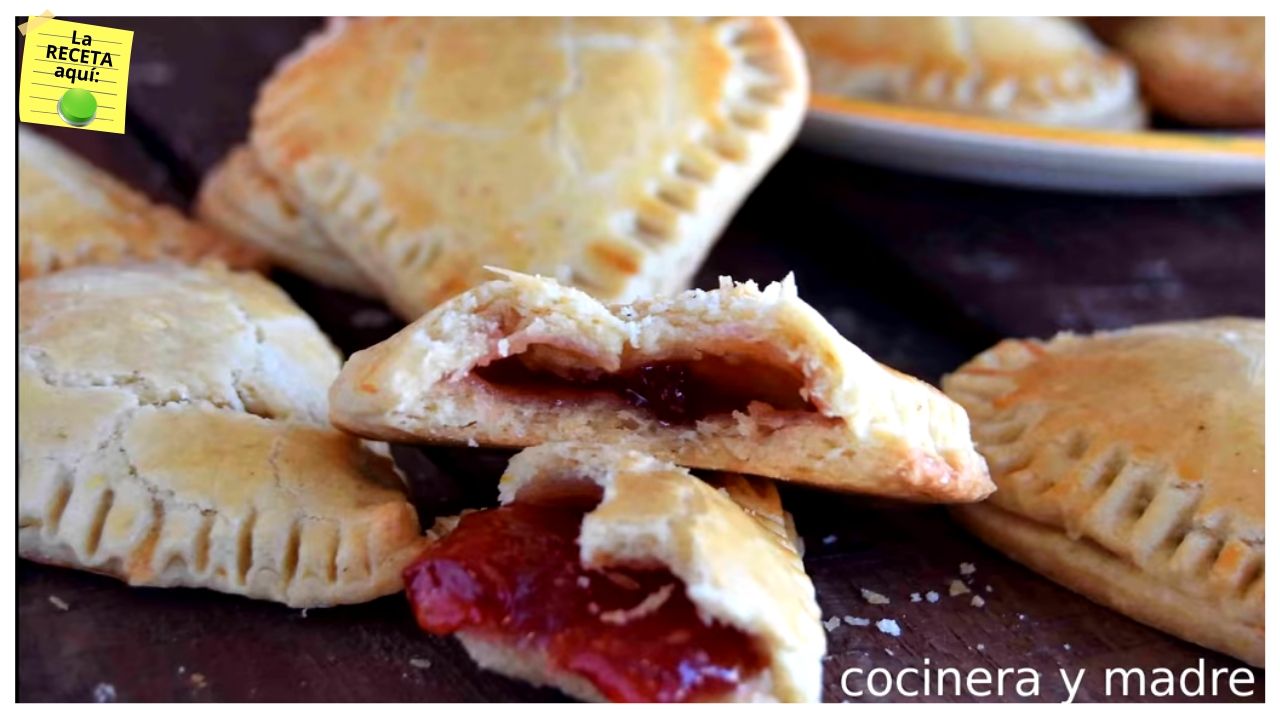 Galletas rellenas de mermelada